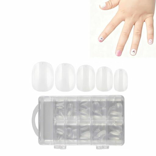 【商品仕様】この製品には10種類のサイズがあり、各サイズには10枚の爪のパーツが含まれています、ほとんどの指にフィットします。 【高品質の素材】親は子供に安心して使用させることができ、子供の爪の健康を保証します。毒素がなく、子供の爪と健康に...