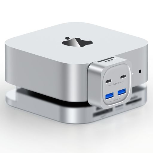 前面アクセス、手間いらず – 必要なポートはすべて前面に配置。Mac miniの背面まで手を伸ばさずとも、ドライブやカメラ、ドングルを接続可能。素早い交換、邪魔なケーブルの削減を実現。 6-in-1フロントアクセス拡張 – USB3.2 1...