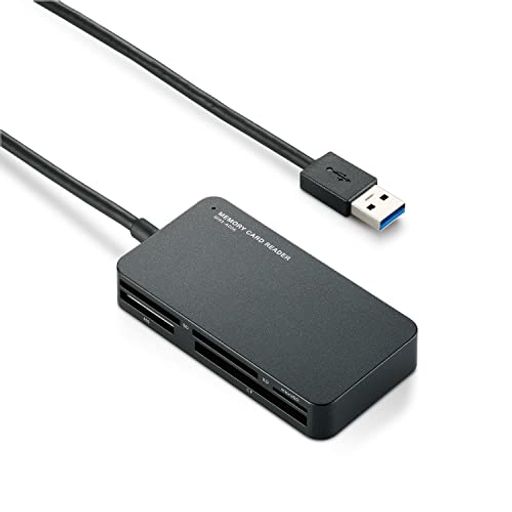 転送速度5Gbpsと従来のUSB2.0規格の約10倍の転送速度(理論値)を実現するUSB3.0規格に対応したメモリリーダライタです。 USB3.0対応のパソコン・機器であれば、大量のデータも高速に転送可能です。 USB2.0環境でも使用でき...