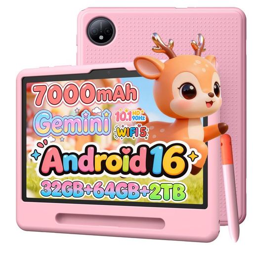 キッズ 🏆【10.1インチIPS・90Hz・目に優しい設計】P10 キッズ android タブレット は、10.1インチIPSディスプレイと90Hzリフレッシュレートを搭載し、滑らかで見やすい映像を提供。Widevine ...