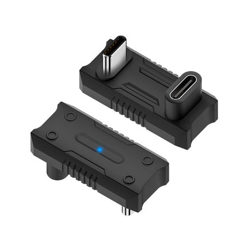 作業用。 【角度付きデザイン】当社のUSB3.1タイプCアダプターは、狭いスペースでもメスポートに接続できる角度付きデザインを採用しています。 コンパクトサイズ:オス-メスコネクタ用の13.5MMの距離スペースを備えたこのアダプターは、ポー...