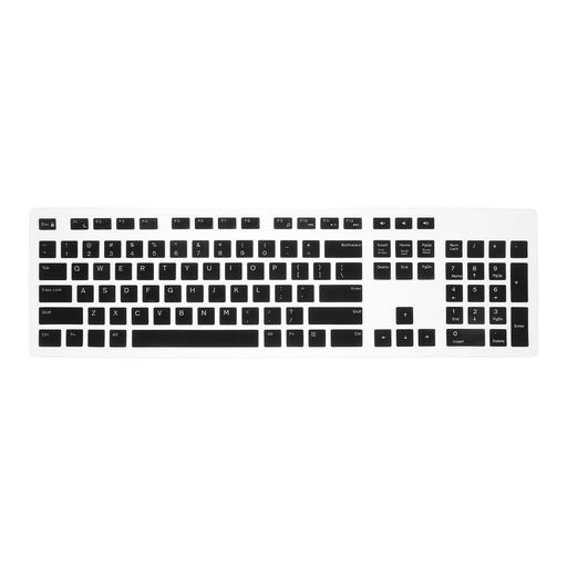 液体やほこりの侵入を防ぐシリコン製キーボード保護フィルムは、 KB216有線キーボードに対応したキーボードスキンとして設計され、耐熱性と耐寒性に優れた素材で日常のトラブルから守ります 約44x13CMの1:1フィット設計により、KB216有...