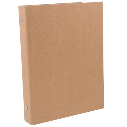 耐久性の高いクラフト紙素材で作られたKraft paper loose leaf folderは、A5サイズの6リングバインダー用ノートブックカバーとして、汚れや損傷からノートを保護しながら長期間の使用に適しています 軽量で扱いやすいデザイ...