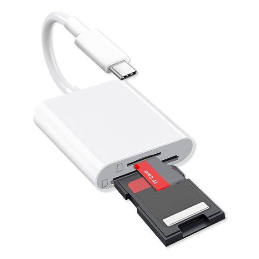 【2-in-1デュアルカードスロット】本製品はSDカードとMicro SD(TF)カードのデュアルカードスロット設計を採用し、同時に2枚の主流メモリカードを挿入して読み書き操作を行うことができ、カードリーダーを追加交換する必要がなく、異なる...