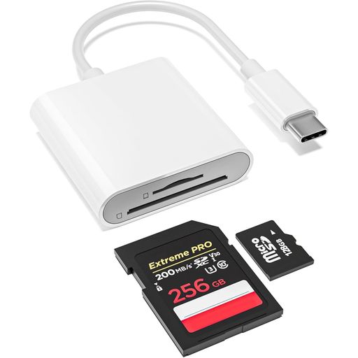 【type-c 2in1 SD/TFカードリーダー】sdカードリーダー タイプc 良いニュースです!最新モデルが登場しました!カードリーダー タイプc iphonesdカードリーダ このカードリーダーはスロットが2つ付き、 SD、SDHC、...