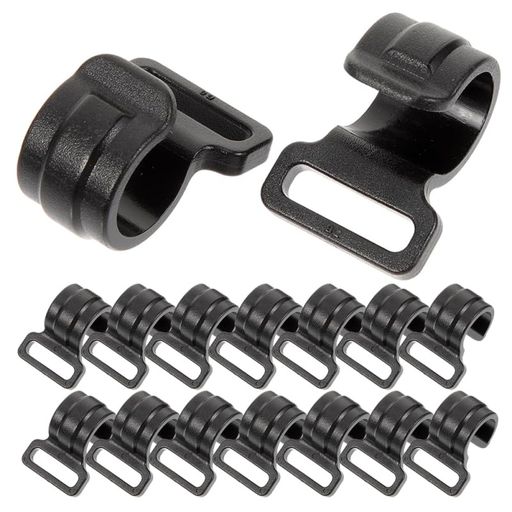 テント設営を安定化させる多用途ポールクリップ:アウターとインナーテントの接続やタープ固定に使用でき、キャンプ設営を効率化 照明やギアの吊り下げにも対応する便利フック設計:ランタンやライトを簡単に取り付けでき、夜間キャンプの利便性を向上 軽量...