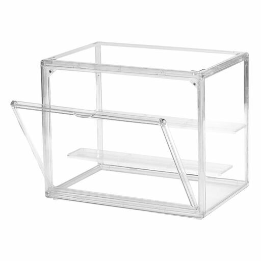 1. 【高品質仕様】サイズ:27x18x22cm|UVカット加工済みマグネット前扉|素材:高透明度アクリル 2. 【驚異の透明度】透過率90%以上の高級アクリル材を採用し、ガラスのような美しさと軽量性・耐久性を実現。 3. 【紫外線対策完璧...