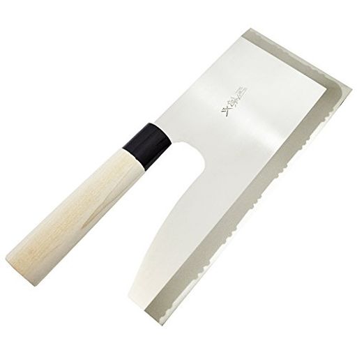 本格メン切り包丁。ステンレスでお手入れもしやすい サイズ:270x115x25mm 本体重量:423g 素材・材質:ステンレス刃物鋼 原産国:日本