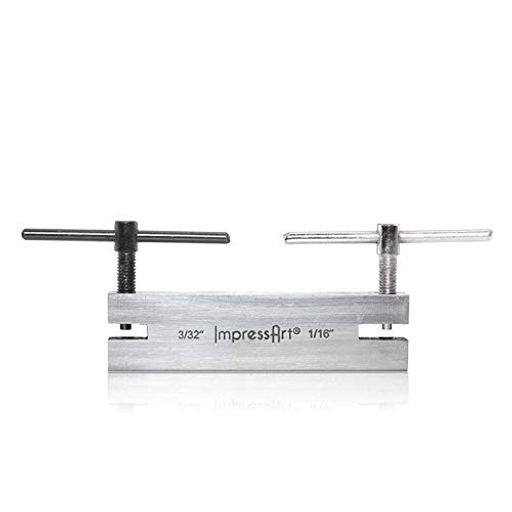 ImpressArtのスタンピングブランクに穴をあけるための専用ツール 約1.5mmと約2.5mmの2つのサイズの穴をあけることができます 原材料:鋼
