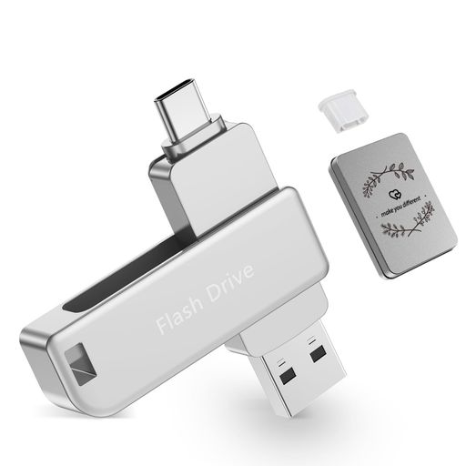 【USB A+Type-C両対応|スマホもPCもこれ1本USBメモリ】Androidスマホ、タブレット、ノートパソコン、デスクトップなど、Type-CとUSB Aの両方に対応。外出中にスマホで撮った写真や動画をすぐにU盤へ保存でき、帰宅後は...