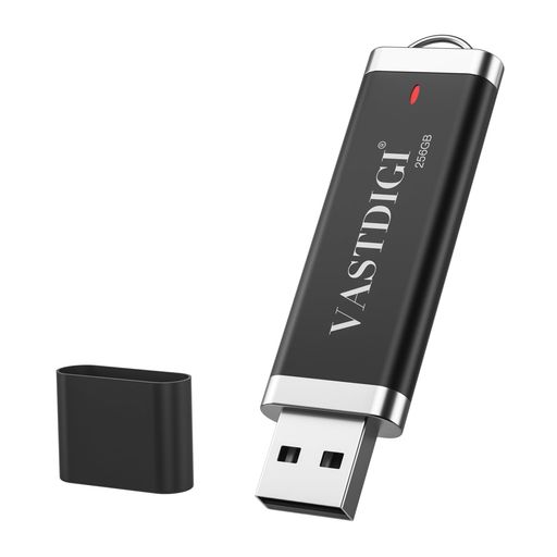【7mmの超薄型デザインとブリスターパッケージ】超薄型 7mm の軽量設計で、ブリスター包装なので、ギフトに最適です。保護スリーブ/ストラップホールも備えており/持ち運びに便利でUSBポートを保護します。赤色のLEDインジケーターがUSBド...