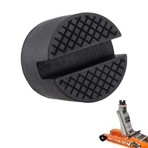 🚗【サイズ】本体サイズ:φ50x40(H)mm、溝サイズ:縦50x横10x高さ(深さ)15mm。 🚗【塗装剥がれ、キズを軽減】車体の保護、またサイドからジャッキアップする際の必需品です。ジャッキプレートに乗せ...