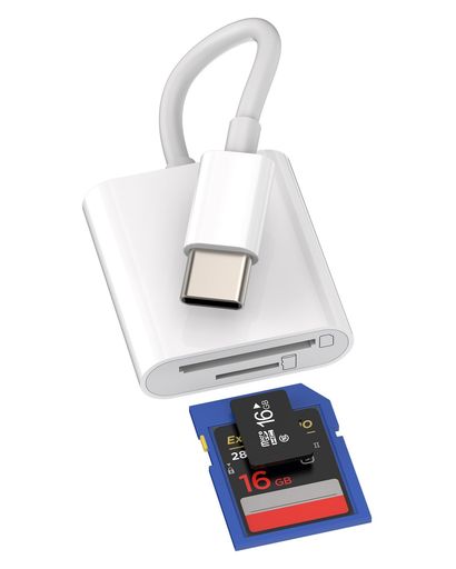 【1つより優れたもの】Type Cマルチポートドングルで、1つの標準SDスロットと1つのMicro SDスロットを搭載。簡単にファイルを同期、交換、共有できます。 【リアルタイム共有とデータ管理】コンパクトなカメラフラッシュドライブメモリア...