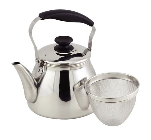 製品サイズ:(約)幅25x奥行19x高さ26cm、満水容量/3.0l、適正容量/(約)2.0L 製品重量:(約)0.734kg 材料の種類:本体/ステンレス鋼(クロム14%、ニッケル1%)、(底の厚さ0.5mm)、注ぎ口:ステンレス鋼(クロ...