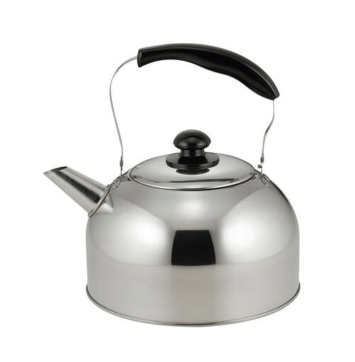 製品サイズ:(約)幅28x奥行23.5x高さ27.5cm、満水容量/5/.0L、適正容量/(約)3.3L 製品重量:(約)0.765kg 材料の種類:本体・蓋・注ぎ口/ステンレス鋼(クロム14%・ニッケル1%)、側面/ステンレス鋼(クロム1...