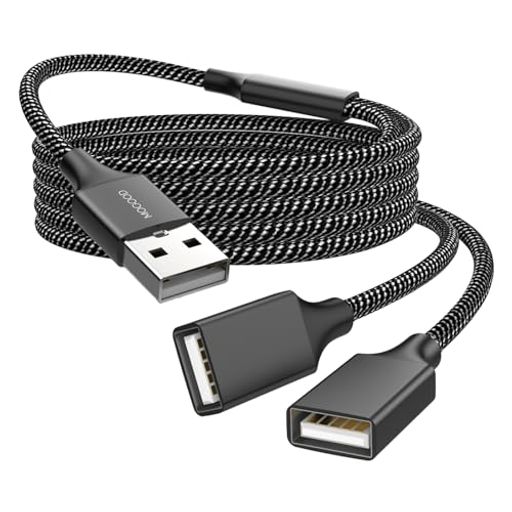 USB拡張シャント:USB拡張シャントは、2つの別々のUSBマザーケーブルセグメントを3フィートに延長します。コンピュータの1つのUSBポートを2つの長距離USBポートに拡張することができ、それぞれ異なる場所のリモートデバイスを接続するため...