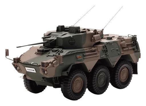 islands 1/43スケールミニカー。 レジンモデル。 陸上自衛隊の偵察用装輪装甲車、87式偵察警戒車 (87RCV)を1/43スケールでモデル化。