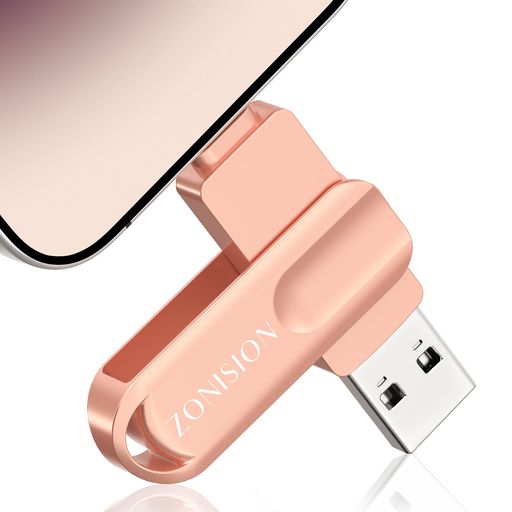 【MFI認証取得済みマルチポートiphone usbメモリ】-このiphone usbメモリは、iPhone、USB-A、Type-C(独立したアダプターが必要)の3つのインターフェースを搭載し、デバイス間のデータ転送をスムーズに行えます。...