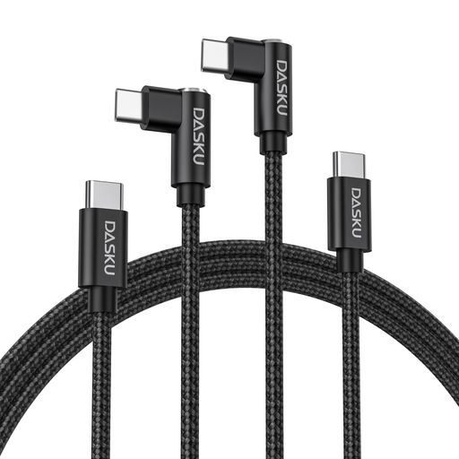 【60W 高速充電PD対応USB-Cケーブル】このL字 USB C ケーブルはPD(Power-Delivery)対応により、最大60Wの高出力で安定して充分高速に給電が実現可能です。スマートフォンだけでなく、充電に時間がかかるタブレットや...