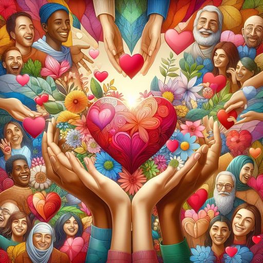 500-piece jigsaw puzzle designed for adults and teens Vibrant "Love is All Around" theme celebrates the essence of love ...