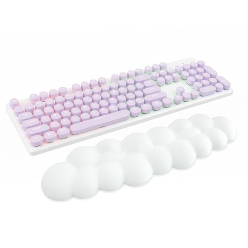 ✅【製品仕様&amp;高品質素材】OSIITOSU 雲状手首リストレスト キーボードの製品サイズはL38.5*W9.5*H2.0cm、重さ:275g;表面には新しいソフトで通気性のあるPUレザー生地を使用しており吸汗性と防水性に優れています...