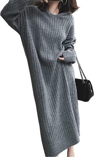 肌触り良くて着心地が素敵で、柔らかさと暖かさを兼ね備えた理想的なニットワンピースです。全体が定番な無地デザイン上に、シンプルだけど女性のエレガントな雰囲気を演出するニットワンピースです。シンプルなデザインなので通勤服としても大活躍。フォーマ...