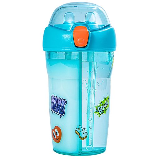 【安全な素材】この水筒は100% BPAフリーで、食品グレードのエコフレンドリーな素材で作られています。これらの安全な素材は、あなたとご家族の健康を保証します。 【ダブルストロー設計】この水筒は2つのノズルと2本のストローを備えた設計で、ノ...