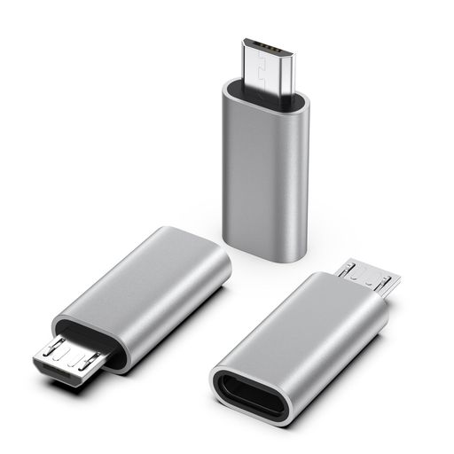 【製品の特徴】このMicroUSB-Type-Cアダプターは充電とデータ転送のみに対応しており、OTG、ビデオ出力、USB-Cヘッドホンには対応していません。 【充電とデータ転送】このUSB-C-MicroUSBアダプターは、最大2.4Aの...