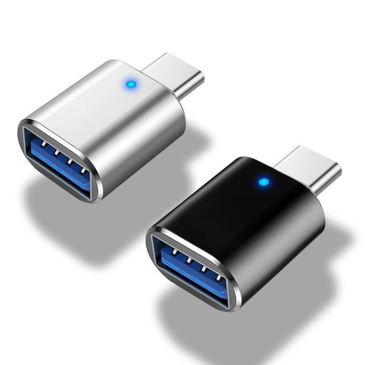 【2パックUSBからUSBCアダプター】USB3.0からTypeCコネクターアダプターは、USBType-AポートをUSB-Cポートに簡単に変換し、データ伝送、高速充電、オーディオ出力をサポートします。これにより、新しいUSBCデバイスを古...
