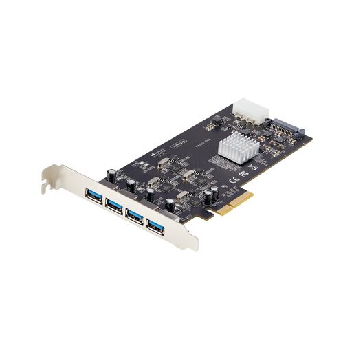 高性能USBポート増設カード:PCI Express 2.0 x4スロットに装着し、デスクトップPCやサーバーにUSBポートを増設するPCI Express拡張カード。各ポートには専用コントローラーが搭載され、最大5Gbpsの転送速度に対応...