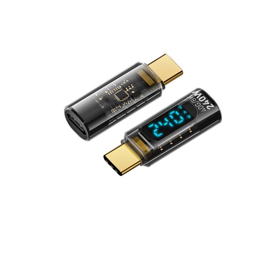 【リアルタイムLED電源デジタルディスプレイ】このUSB-CアダプタはLEDディスプレイを備え、充電状態を一目で確認し、リアルタイムデジタルは電流、電圧及び電力を表示する。特に急速充電の場合、充電状況が一目でわかるので便利です。 【高速充電...