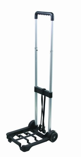 サイズ:使用時/約245x300x895mm 重量:約800g 材質:スライドポール/アルミニウム、持ち手・荷台/ポリプロピレン、タイヤ/PVC、コード/合成ゴム 原産国:中国 耐荷重:約20kg