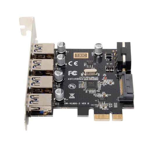 4ポートPCI-E-USB3.0HUBPCIExpress拡張カードアダプター5Gbpsマザーボード用 まず、VLIUSB3.0ドライバーをコンピューターにインストールする必要があります。 インターフェース:インターフェース:シングルレーン...