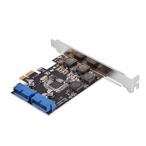 4つの電源モジュール、4つの独立した保険、4つのソリッドコンデンサ、2つのUSB3.019ピンインターフェースがUSBボード上にありる2つの内部19ピンUSB3.0ポートを使用し、4つのUSB3.0ポートをデスクトップPCに拡張できる 高技...