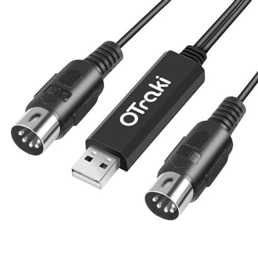 【ドライバー不要・簡単接続】ドライバー不要なプラグアンドプレイ仕様で、USB MIDI ケーブルを PC と電子ピアノやキーボードに接続するだけですぐに使え、初心者でも簡単に MIDI 接続環境を構築できます。 【高速伝送・安定接続】高品質...
