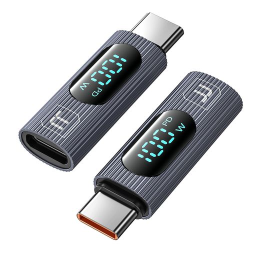 【星(白抜き)ご注意】1本製品のはUSBCtoUSBCの電力表示アダプタです(両方もタイプCコネクタ)。ライトニングケーブル/マイクロの対応にはできません。2手動測定による1〜3mmの測定偏差をご了承ください。ご購入する前に予めご了承くださ...