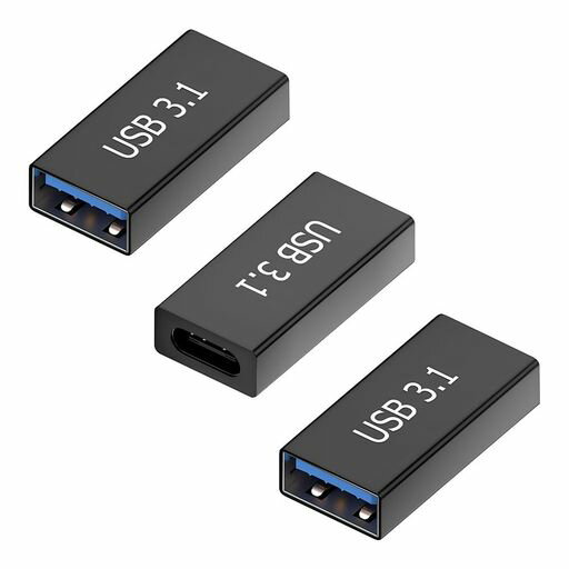 【製品仕様】本製品パッケージには、USB Type-A ノートパソコンと充電器を接続するための USB 3.1 Gen 2 アダプターが 3 個含まれています。 【高品質素材】最高の信頼性と耐久性を確保するために、高品質の素材を使用して設計...