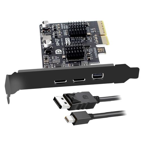 1) チップセット: ASM3142 は、USB3.1 Gen2 の新機能である Multiple IN をサポートし、USB3.1 Gen2 バスの利用可能な帯域幅を活用して 10Gbps のデータ レートをフルに活用し、高度に統合された...