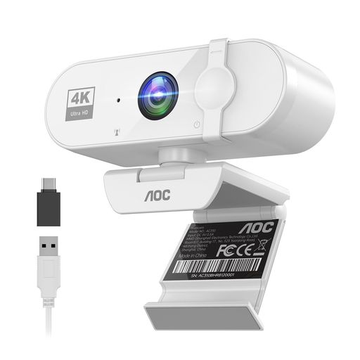 【圧倒的4K超高画質】本製品は4K解像度対応のWebカメラ(webcam/webcamera)。フルHDとは一線を画す精細さで、顔の表情・資料・背景まで自然に再現。会議用webカメラ・配信・オンライン授業でも“安物感”が出ません。 【99°...