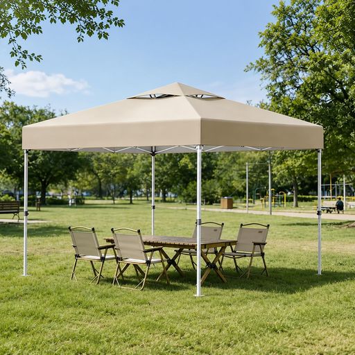✅【製品仕様】➤サイズ:300x300cm ➤高さ:183/250/260/270cm ➤材質:シート:210Dポリエステル ➤フレーム:スチール ➤重量:約18kg ✅【UVカット&amp;高耐水加工】裏地にはシルバーコーティング加工を施...