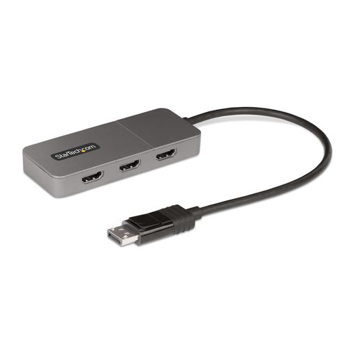 PC トリプルモニター対応:DSC対応のDP 1.4ホストから最大3台の4K60Hzディスプレイに出力可能なDisplayPort - HDMI変換アダプター。USB給電、HDR、7.1ch HDMIオーディオ、HDCP 2.2対応。DP ...