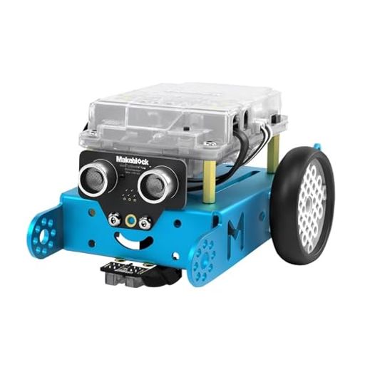 【子ども電動ロボットおもちゃ】電子工学、ロボット工学、プログラミングを楽しく学習できるように設計されたmBotロボットキットは、優れた教育用ロボット玩具です。ゼロから、8歳から12歳の子供向けのSTEMプロジェクトは、子供たちがインタラクテ...