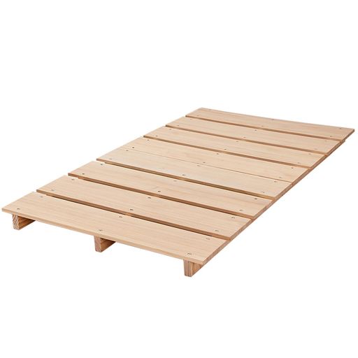 【ダブルサイズ製品仕様】サイズ約 197x140x7.5cm、素材は高品質天然松材を採用。商品重量約 20kg、梱包サイズ 142x31x15cm・梱包重量 21kg。低ホルムアルデヒド基準対応、日本設計中国製造、ネジ・工具・説明書同梱、床...