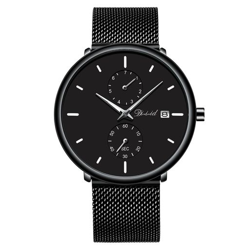 💯【薄型軽量 シンプルデザイン】厚さわずか 8mm、重さたった 78g の超軽量薄型腕時計です。この腕時計はシンプルでおしゃれなデザインが特徴の腕時計 メンズで、直径 40mm のちょうど良いサイズ感が男女兼用で使えます。日...