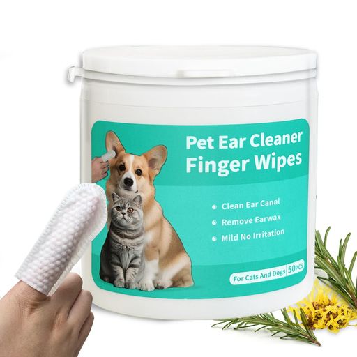 耳垢除去 【ペットの耳の健康を促進】犬猫耳掃除耳イヤークリーナー消臭除菌。犬用耳拭きは、耳垢、汚れ、ゴミを優しく除去し、耳の感染症、かゆみ、臭いを防ぎ、効果的にペットの耳の健康を総合的にケアします、愛らしい毛皮で覆われたペットを清潔にする時...