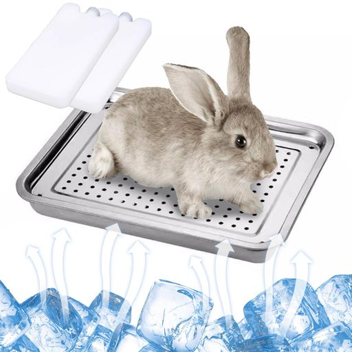 【クールダウン・暑気払い】夏のペット用氷皿。氷袋を組み合わせた使い方で、家の中のペットに涼しい夏を感じさせます。 【サイズ】S:26.5x19.5x4.5CM/L:35.5x26.5x4.5CM 【金属材質】ステンレス鋼材質の製作は、より丈...