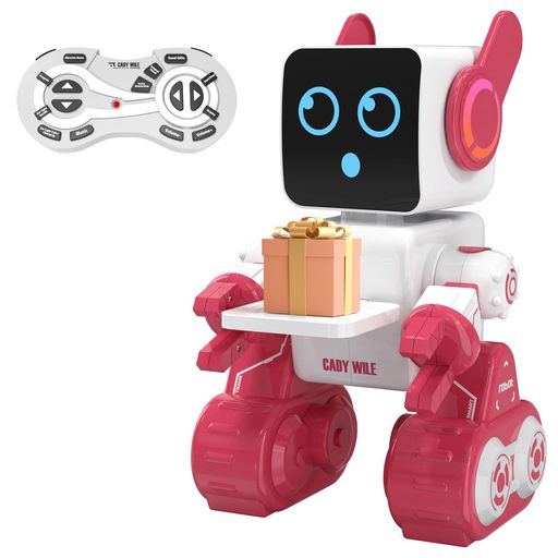 【スマートロボット】- この製品は知能を備えたヒューマノイドロボットで、ハイテクロボットファミリーの新メンバーです。歌を歌ったり、滑ったり、声を録音したり、対話したりすることは簡単なことで、この驚くべきリモートコントロールロボットは発光する...