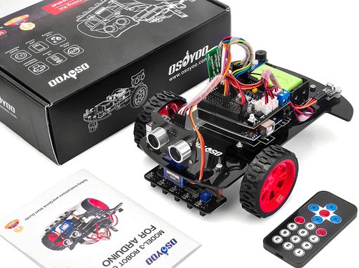 【OSOYOO2輪駆動スマートロボットカースターターキット】現在とても盛んなアルドゥイーノ オープンソースのハードウェア設計を採用し、生徒やアルドゥイーノの初心者がプログラミング、エレクトロニクスの組み立て、ロボットの知識に関わる実践教育を...