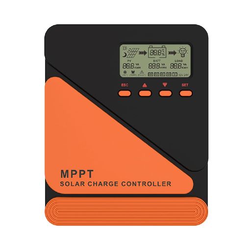 【40Aチャージャーコントローラー】バイピークMPPT技術は最大電力点を正確に固定するため、 従来のPWM制御と比較して、MPPT充電効率は約25%向上し、総合効率は最大99.9%、回路変換効率は最大98%に達し、USB 输出 5V*3A ...