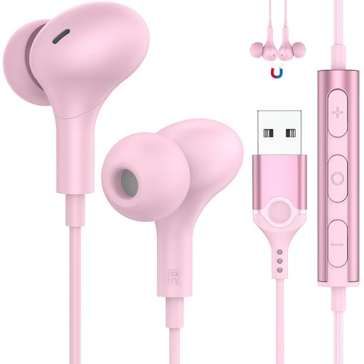 相手にクリアな音声で、流暢な通話体験を:最新HDマイクが内蔵されたUSB-Aイヤホンなので、あなたの声に狙いを定め、スマホなどのデバイスを口に当てる必要はなく、手を離して簡単に通話を楽しむことができます。USBType-Aポートを搭載のパソ...